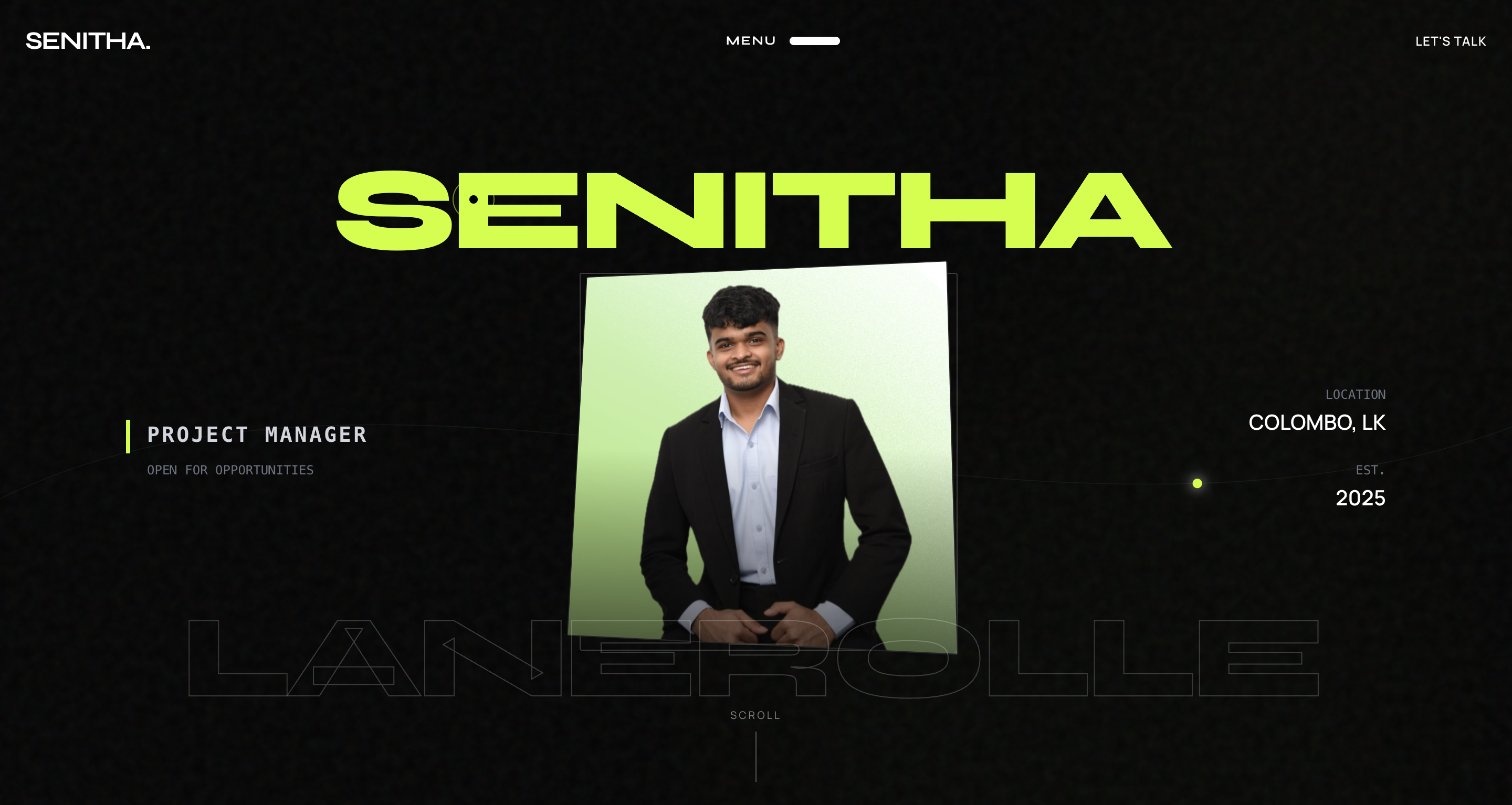 Senitha Lanerolle | Aspiring Project Manager